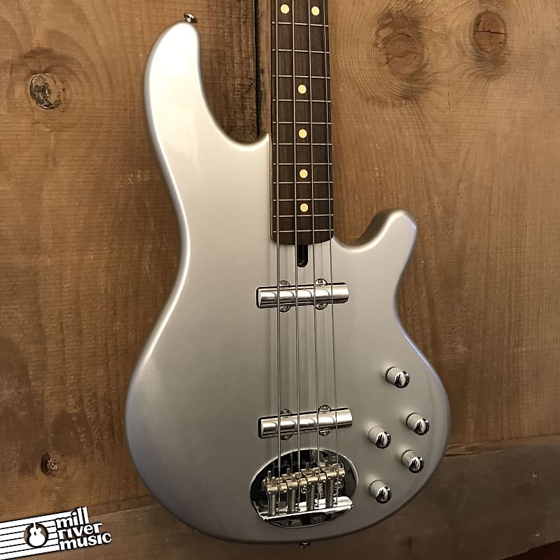 Lakland Skyline Jerry Scheff Signature MIK Bass Inca Silver | Reverb