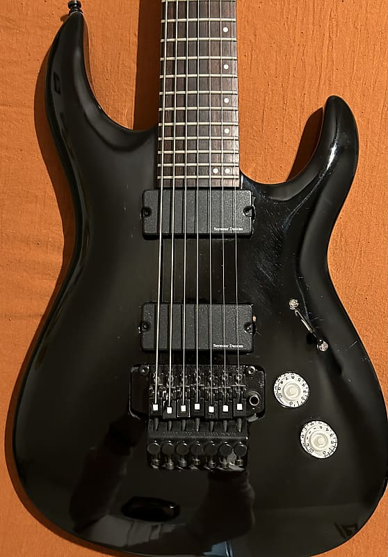 Legator Ninja 7 string 27” baritone 2020s - Black | Reverb