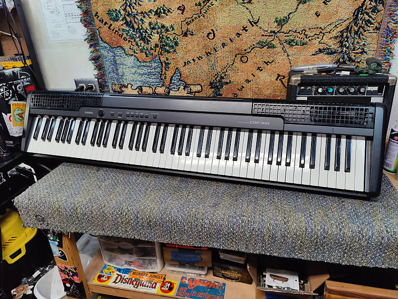 Casio CDP-100 88-Key Digital Piano 2000s - Black | Reverb