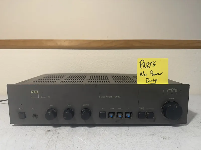 NAD 3020 Series 20 2 Channel Integrated Amplifier Phono | Reverb
