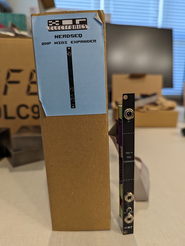 XOR Electronics 2hp Midi Expander - Grey | Reverb