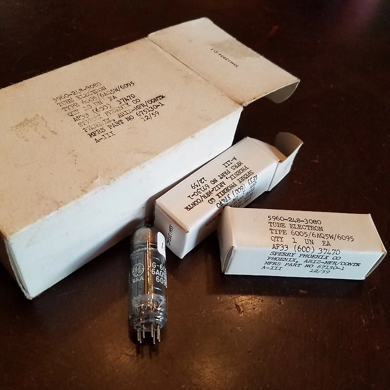 G.E Pair (2) 6005 JAN premium beam power tNOS AT1000 TESTED | Reverb