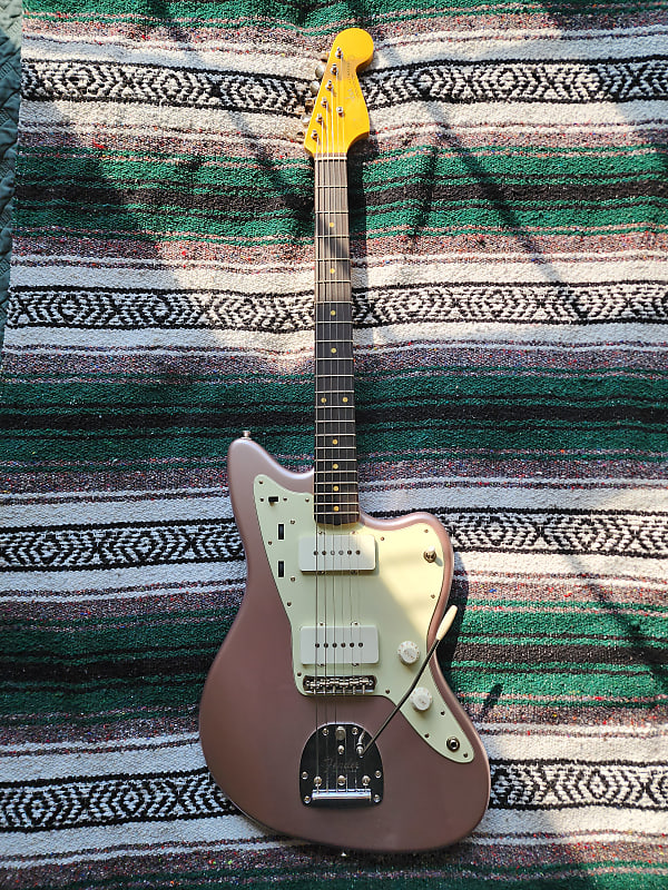 Jazzmaster Partscaster Burgundy Mist Nitro | Reverb