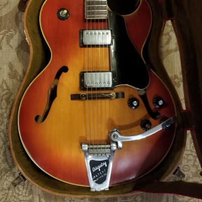 1974 Norlin era Gibson ES-175D, sunburst, with Bigsby, patent | Reverb
