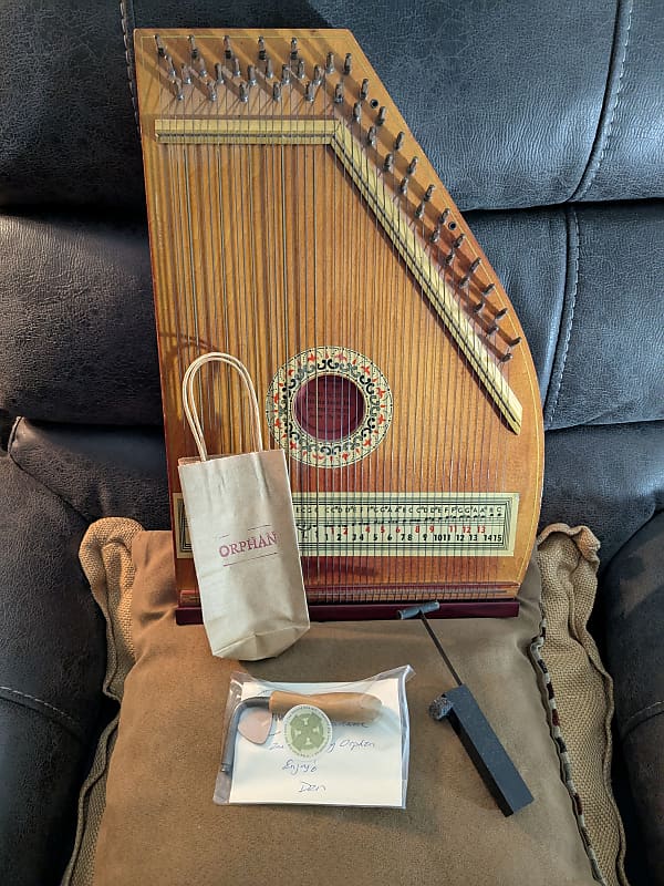 Vintage Oscar Schmidt 5 Chord Zither w/ Accessories | Reverb