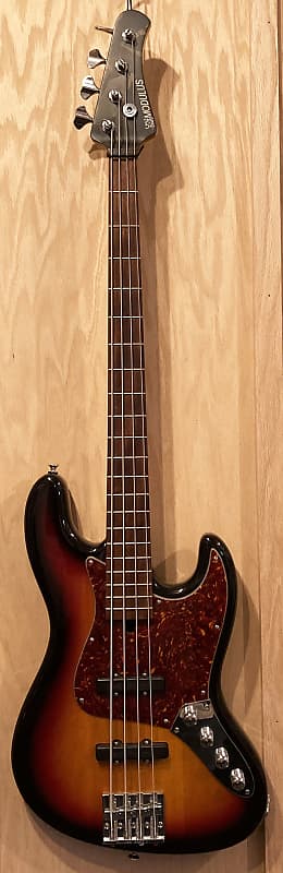 Modulus Genesis VJ4 Bass Guitar 2008 - Sunburst | Reverb