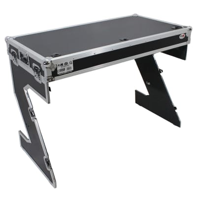 ProX XS-ZTABLE ATA Flight Case Folding Portable DJ Table with | Reverb