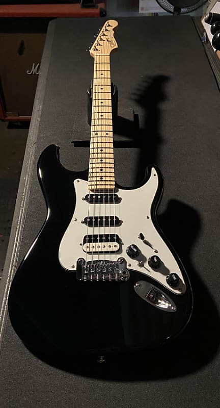 G&L LEGACY HSS Jet Black w/Gigbag | Reverb