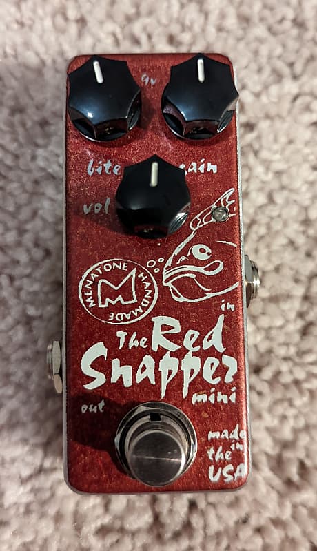 Menatone Red Snapper Mini Overdrive Pedal | Reverb