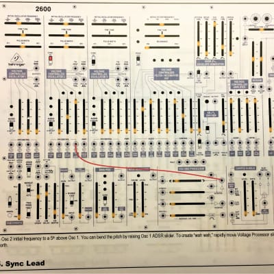 Behringer 2600 Patch Book of 50 original diagrams | Reverb