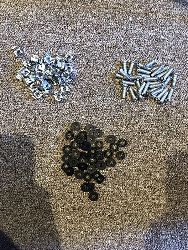 Seismic Audio M6 Cage Nuts Silver | Reverb