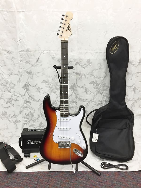 Stadium Electric Guitar Bundle-Includes Amp, Strap, Tuner, | Reverb
