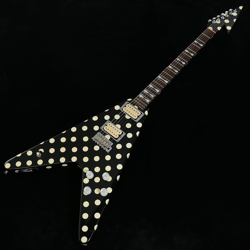 FERNANDES FV-105RR Randy Rhoads Polka Dot V 1990s [04/18] | Reverb