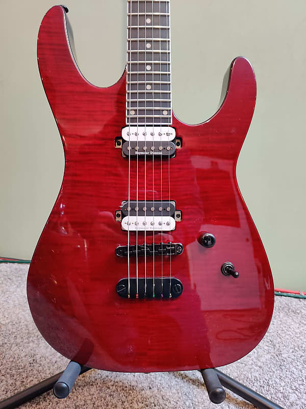 Dean MD 24 Select Flame Top 2020 Super Strat Electric Guitar | Reverb