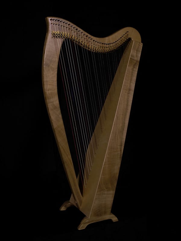 Blevins 34 string lever harp River Song 2017 - Walnut | Reverb