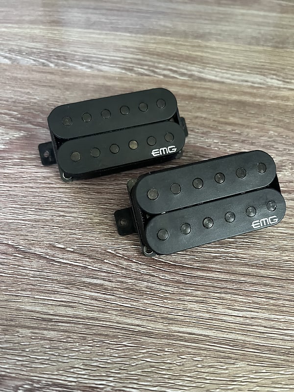 EMG Hot 70 - Black with Black Bobbins | Reverb