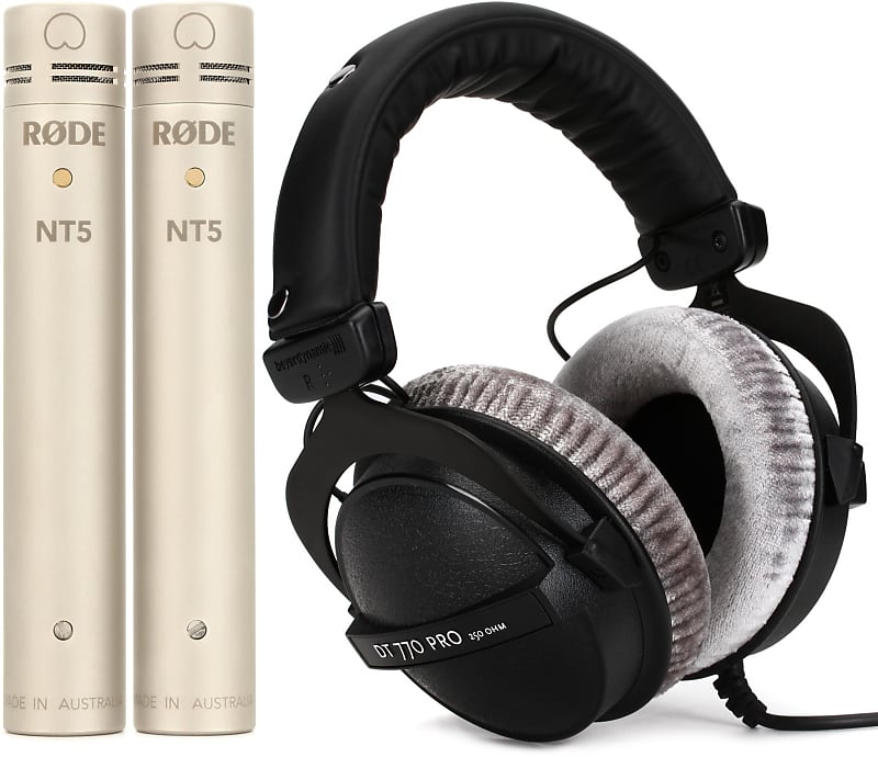 Rode NT5 - Matched Pair Compact Condenser Microphones Bundle | Reverb