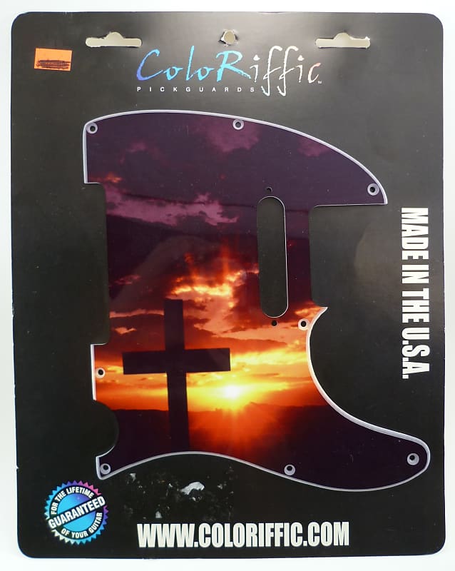 ColoRiffic Telecaster Pickguard - Graphic | Reverb