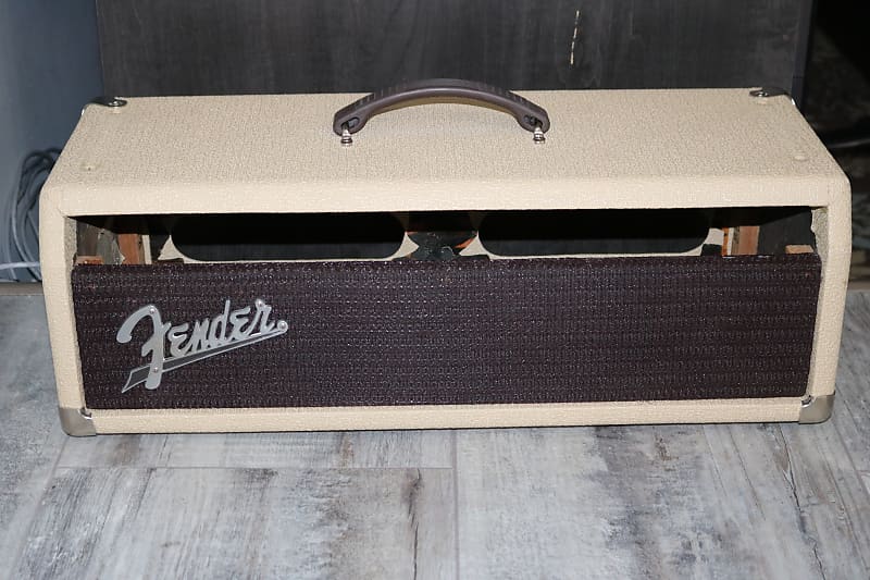 Vintage Original 1962 Fender Bandmaster Head Cabinet - Blonde | Reverb