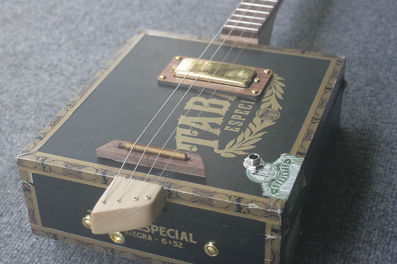 Tabak Electric Cigar Box Guitar by D-Art Homemade Guitar Co. | Reverb