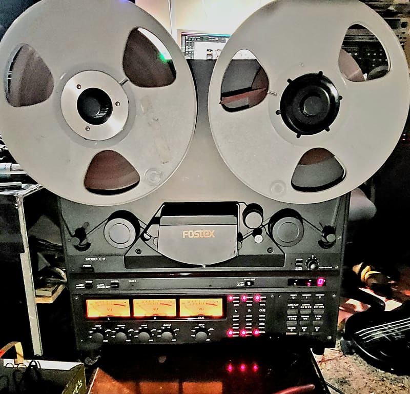 Fostex E-2 1/4" inch half track 2-track mastering deck. 15 | Reverb