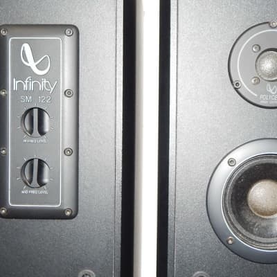 Infinity SM 122 large vintage floor speakers | Reverb