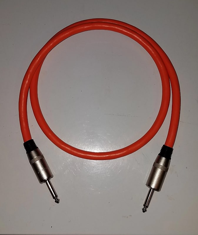 SCC Heavy Duty Amp To Cab Speaker Cable 2022 Orange | Reverb