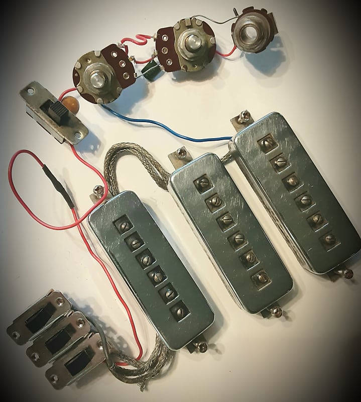 Teisco Pickups Complete Harness 60's | Reverb