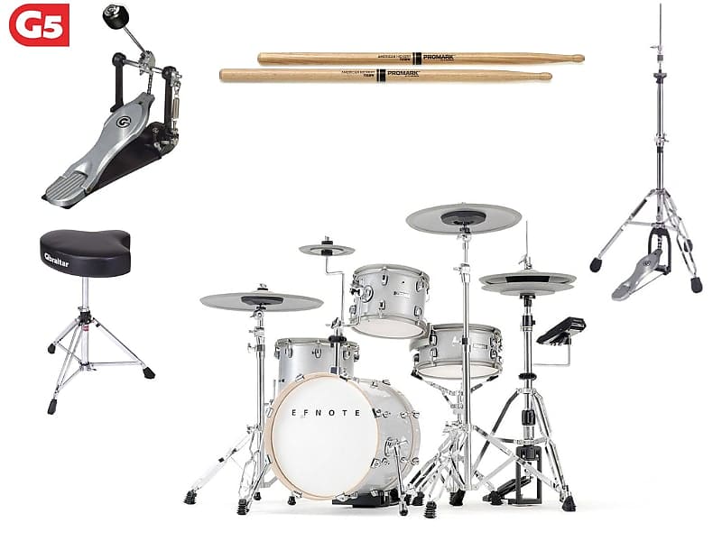 EFNOTE 5 Package w/ Gibraltar Hardware and Sticks | Reverb