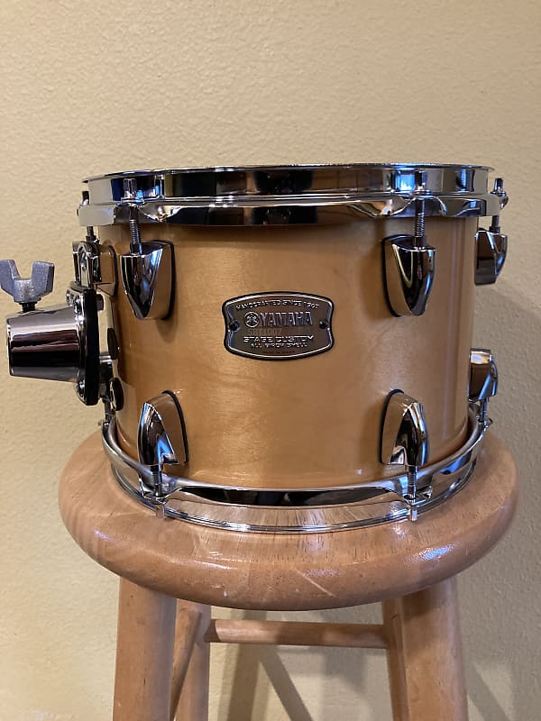 Yamaha Stage Custom 10" x 7" Rack Tom - Natural Wood | Reverb
