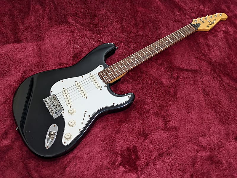 Lotus Strat Copy 80s Black - Free Shipping | Reverb