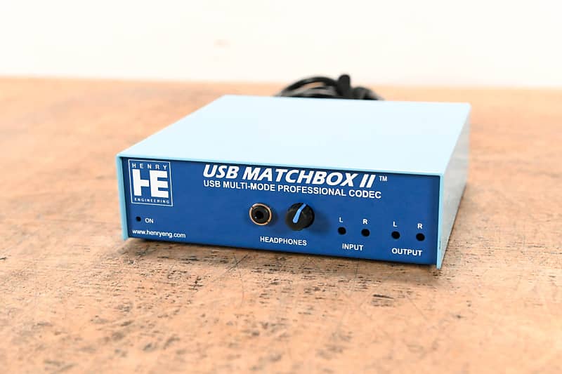 Henry Engineering USB Matchbox II USB-XLR Multi-Use Stereo | Reverb