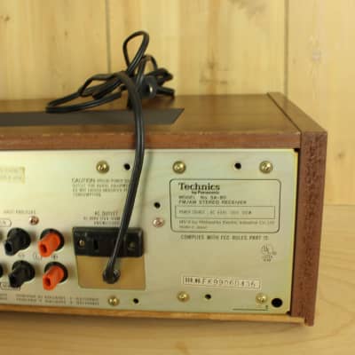 Vintage 1978 Technics SA-80 AM FM Stereo Receiver Nice | Reverb