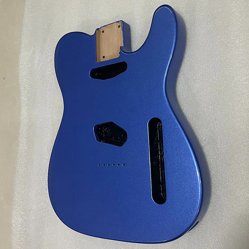 Metallic Blue Finish Alder Wood Telecaster Tele Style | Reverb UK