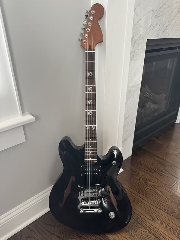Squier Starcaster Tom Delonge Project *Real Blink Inlays* | Reverb