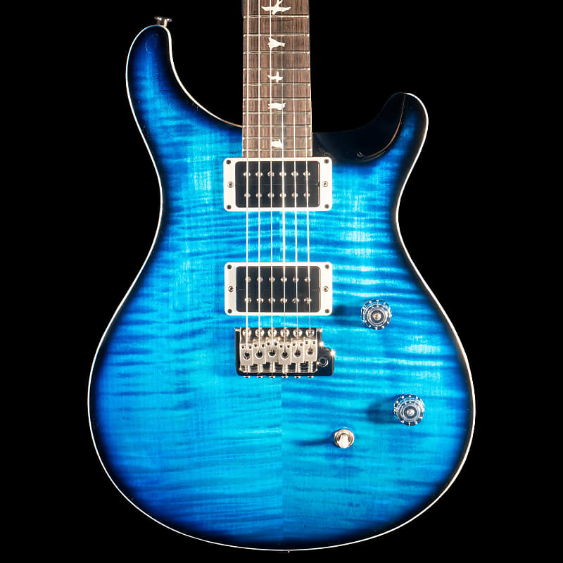 PRS CE24 Guitar in Blue Matteo Smokeburst | Reverb