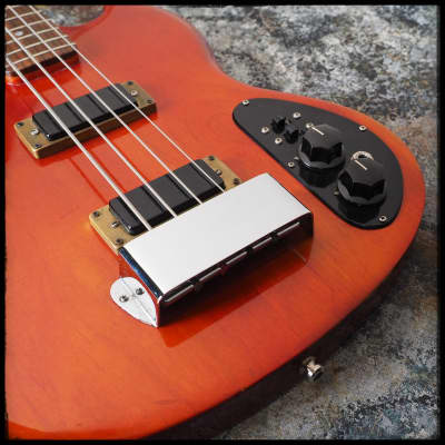 1973 Gibson SB-350 - Orange (Refinish) | Reverb