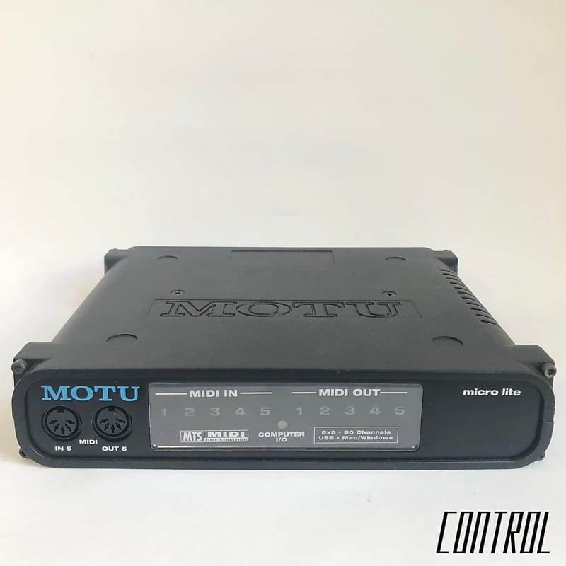 MOTU Micro Lite 5x5 USB MIDI Interface | Reverb