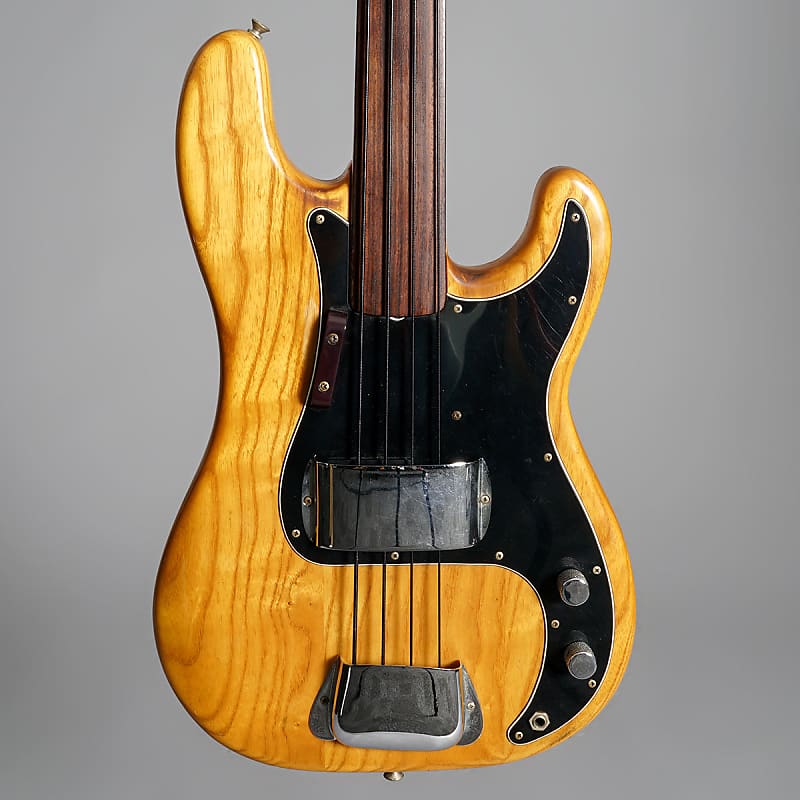 Fender Precision Bass Fretless 1981 - Natural | Reverb