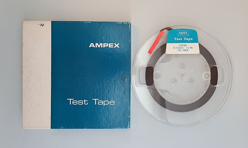 Original Ampex Flutter Test Tape 7.5 ips 1/4" - 01-31326-01 | Reverb