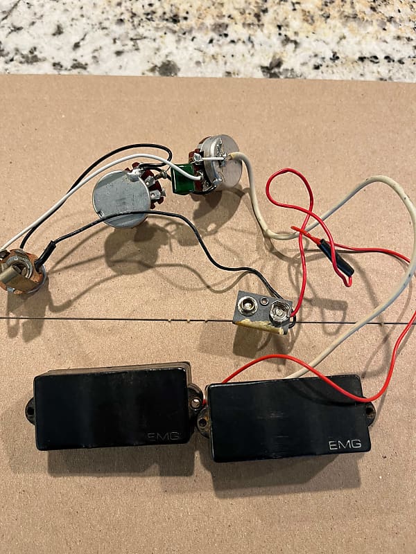 1980's EMG Precision Bass pickups | Reverb