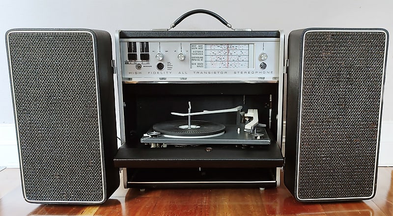 Vintage PYE BlackBox TS1 Portable Cabinet Stereo Record | Reverb