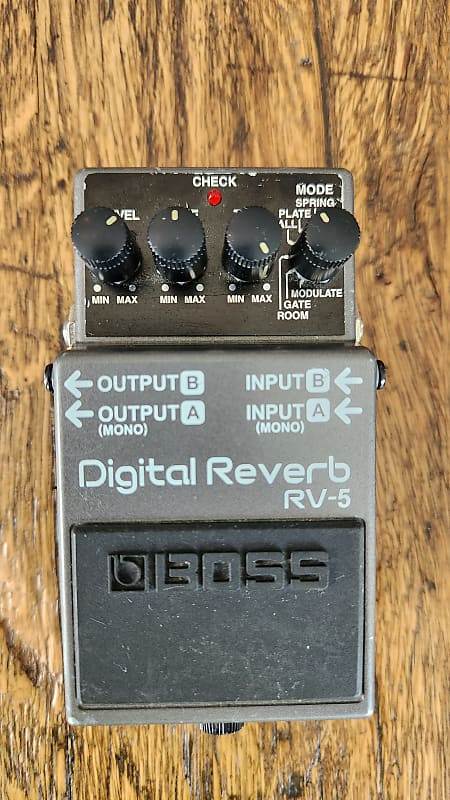 Boss RV-5 Digital Reverb (Dark Gray Label) 2002 - 2015 - Grey | Reverb