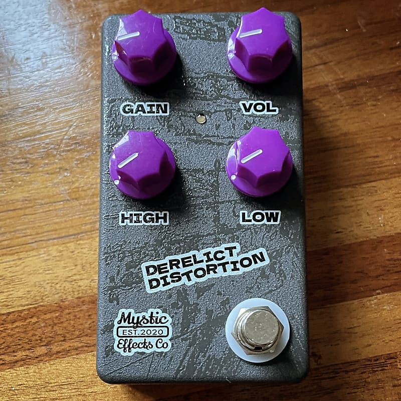 Mystic Effects Co Derelict Distortion 2024 - Matte Gray | Reverb