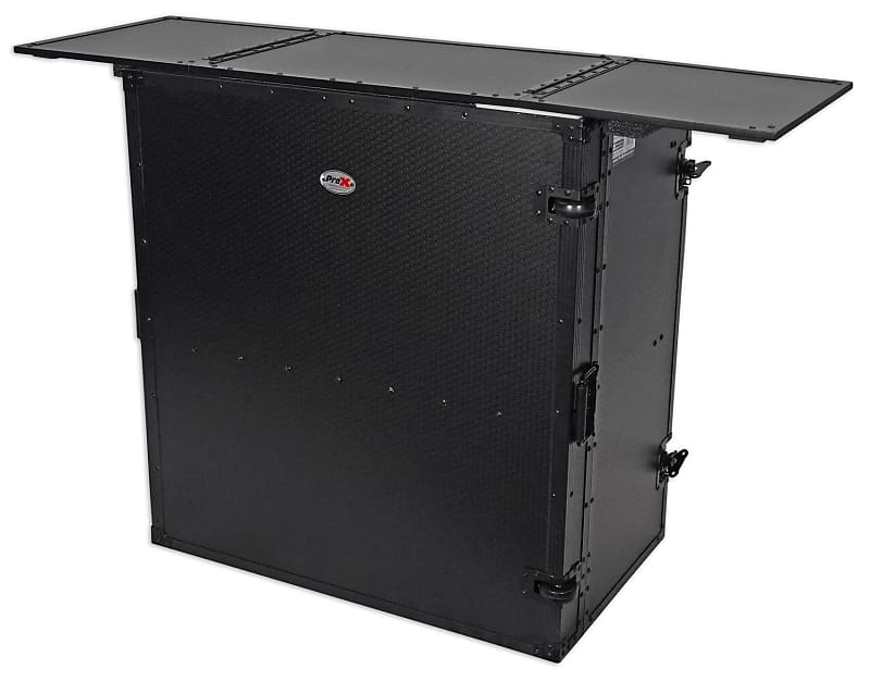 ProX XS-DJSTN BL Portable Foldout Mobile DJ Combo Table Desk | Reverb