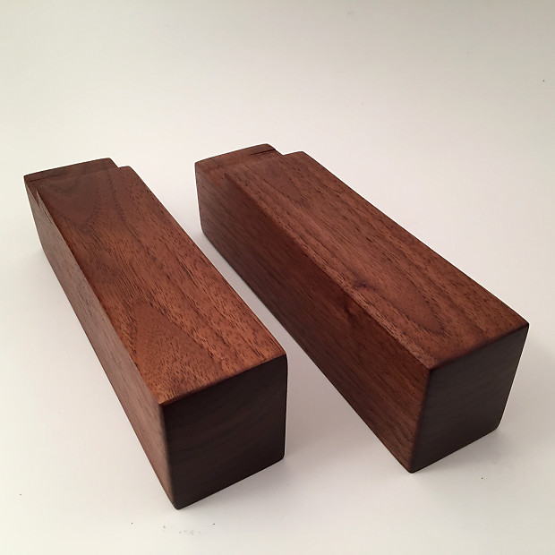 Fender Rhodes Handmade Wooden Cheek Blocks - Walnut | Reverb