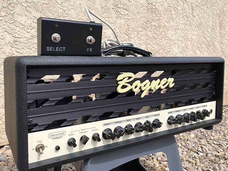 Bogner Uberschall Twin Jet - Black/w Metal Grill - Footswitch | Reverb