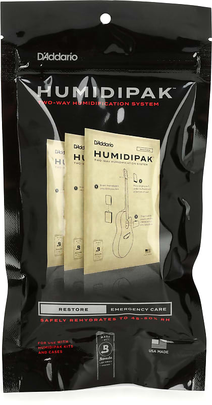 D'Addario Humidipak Restore Replacement Packet (3-pack) | Reverb
