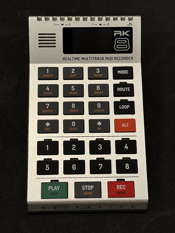 Retrokits RK-008: Real Time Multitrack MIDI Recorder 2023 | Reverb