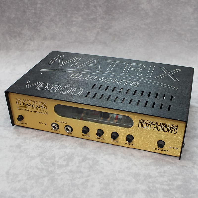 Matrix elements VB-800 Vintage British Guitar Amp 2014 - Gold | Reverb